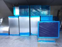 China HVAC Duct Protection Film Blue Wrap 24-60 Inch Width 200-800 ft Length 2-4 mil Thickness for sale
