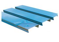 China 1100mm 35micron Sandwich Panel Protection Film for Lacquered Sheet Metal with 50-300g/25mm Adhesion Strength for sale
