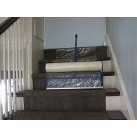 China Surface Shield High Adhesion Transparent Carpet PE Protective Film for sale