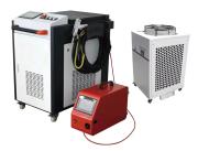 China 220V Portable Spot Welder Welded Hand-Held Laser Welding Machine Rated Capacity 1500W for sale