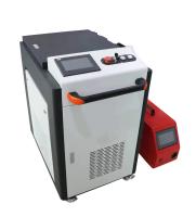 China 220V Portable Spot Welder Welded Hand-Held Laser Welding Machine Rated Capacity 1500W for sale