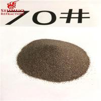 China Brown Fused Alumina Powder 80 Mesh for Abrasive Blasting and Refractory Applications for sale