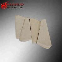 China 1.2-1.4% SiC High Alumina Refractory Bricks 48% Al2O3 for Cement Kilns Yellow for sale