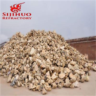 China High Alumina Calcined Bauxite 1580°C Refractoriness 1770°C Bulk Density 2.45 g/cm3 for sale