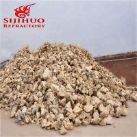 China High Refractoriness 1580° Refractoriness 1770° Yellow Calcined Bauxite for Refractory for sale