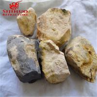China High Refractoriness 1580° Refractoriness 1770° Yellow Calcined Bauxite for Refractory for sale