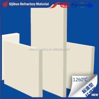 China Vacuum Formed Ceramic Fiber Board 1260C 128kg/m3 High Purity Insulation Board for sale