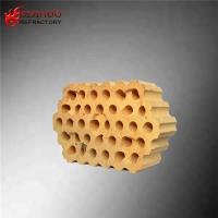 China Fire Clay Lattice Brick Al2O3 30-48% Bulk Density 1.9-2.22 g/cm3 for Kiln Insulation for sale