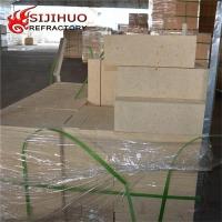China Customized Yellow Alumina Brick Fire Tile for Furnace Lining for sale