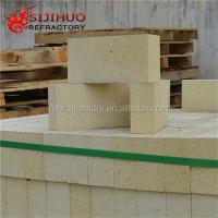 China Yellow High Alumina Fire Brick 230x114x65mm for Kiln Liner 48-83 Al2O3 for sale