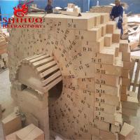 China Industrial Furnaces Refractory Fire Clay Brick Bulk Density 2.2-2.5 g/cm3 Al2O3 30-50% for sale