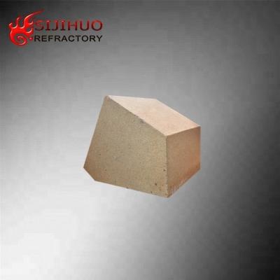 China Yellow Alumina Block Wall Cladding Facing Brick for Industrial Furnaces Tiles Rough Stone 30-50% Al2O3 for sale