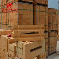 China Yellow Alumina Block Wall Cladding Facing Brick for Industrial Furnaces Tiles Rough Stone 30-50% Al2O3 for sale