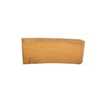 China 230x114x65mm Round Fire-Resistant Curved Fire Brick ISO9001 48% Al2O3 for Furnace Liner for sale