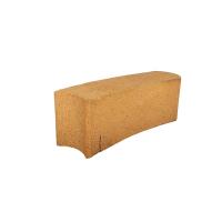China 230x114x65mm Round Fire-Resistant Curved Fire Brick ISO9001 48% Al2O3 for Furnace Liner for sale
