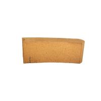 China 230x114x65mm Round Fire-Resistant Curved Fire Brick ISO9001 48% Al2O3 for Furnace Liner for sale