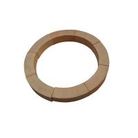 China 230x114x65mm Round Fire-Resistant Curved Fire Brick ISO9001 48% Al2O3 for Furnace Liner for sale