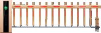 China Steel / Aluminum Automatic Boom Barrier Gate Access Control For Enhanced Safety for sale