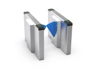 China Stainless Steel SUS304 Swing Turnstiles Floor Mounted With Adjustable Gate Opening Speed for sale