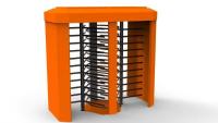 China Face Recognition Turnstile Barrier Gate System Access Control Full Height Security Turnstile for sale