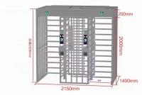 China Face Recognition Turnstile Barrier Gate System Access Control Full Height Security Turnstile for sale