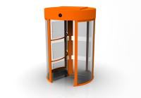 China Face Recognition Turnstile Barrier Gate System Access Control Full Height Security Turnstile for sale