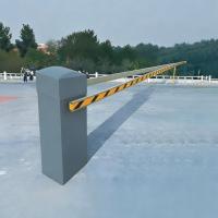 China Taiwei TW909-S High-power 10 Meters Custom Length Yellow Automatic Railway Gate Barrier for Secure Access Control for sale