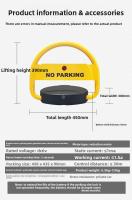 China Enhanced Security Car Parking Lock Device , Car Parking Space Locking Device for sale