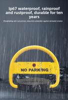 China Rust Resistant Car Parking Locks Space Saving Remote Control Parking Lock IP67 for sale