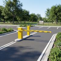 China Intelligent Parking Lot Gate Arm , Fully Automatic Barrier Gate With License Plate Recognition for sale