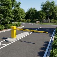 China Intelligent Parking Lot Gate Arm , Fully Automatic Barrier Gate With License Plate Recognition for sale