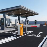 China Intelligent Charging Vehicle Gate Barrier Anti Tailgating IP44 Automatic Boom Barrier System for sale