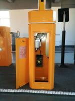 China Automatic Traffic Barrier Gates , Yellow Security Boom Gate Barrier Customizable Arm Length for sale