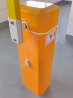 China Automatic Traffic Barrier Gates , Yellow Security Boom Gate Barrier Customizable Arm Length for sale