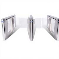 China Fast Speed Stainless Steel Swing Barrier Turnstile Gate IP54 Security Turnstile Gate for sale