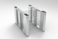 China Fast Speed Stainless Steel Swing Barrier Turnstile Gate IP54 Security Turnstile Gate for sale