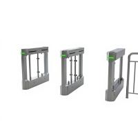 China 2 Way Flap Barrier Gate Access Control Speed Gate Turnstile Anti Pinch for sale