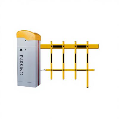 China Car Parking and Toll Access Control Automatic Articulated DC Parking Boom Barrier Gate With Long Range Rfid Reader for sale