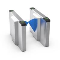 China Automatic Optical Swing Turnstile , Flap Barrier Turnstile Gate With Face Recognition for sale