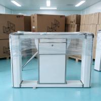 China Custom Pedestrian Entry Three Bar Gate Facial Recognition QR Code IC Card Access Metal IP44 Rotating Door for sale