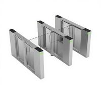 China Custom High End Pedestrian Access Control Gates Facial Recognition Waist High Turnstiles for sale