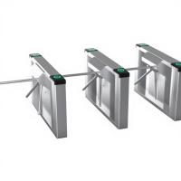 China SUS 201 Stainless Steel Tripod Turnstile Electric Three Roll Gate Smart Access Control for sale