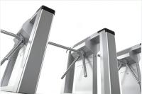 China SUS 201 Stainless Steel Tripod Turnstile Electric Three Roll Gate Smart Access Control for sale