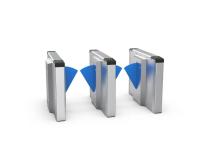 China SUS201 Swing Turnstiles Anti Pinch Anti Tailgating Access Control Turnstile Gate With Card Reader for sale