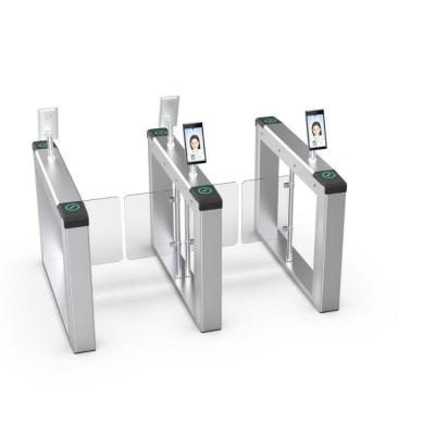 China Stainless Steel Fast Lane Turnstiles Two Way Swing Turnstile Gate Access Control for sale