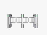 China TW-XMY High End Pedestrian Turnstile Gate , Flap Barrier Access Control System for sale