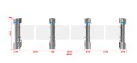 China TW-XMY High End Pedestrian Turnstile Gate , Flap Barrier Access Control System for sale