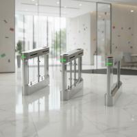 China TW-XMY High End Pedestrian Turnstile Gate , Flap Barrier Access Control System for sale