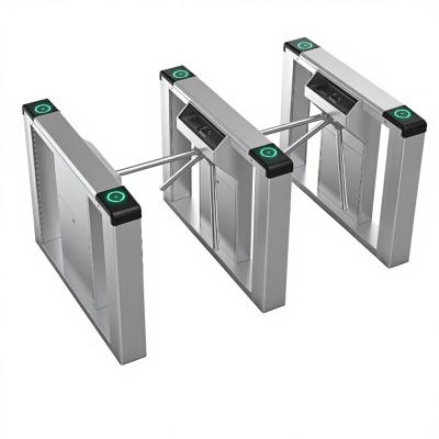 China 1400*255*980mm Single Core Three Roller Gate SUS304 RFID IC Card Access Control for sale