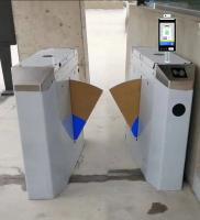 China Flap Barrier Turnstile Gate , 304 Stainless Steel Fully Automatic Systems Turnstiles for sale